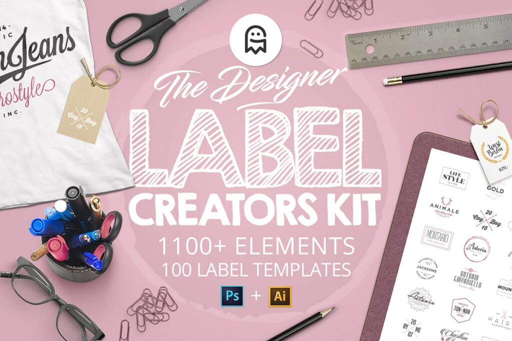 The Designer Label Creators Kit - Graphic Ghost