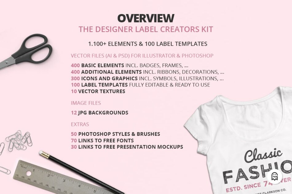 The Designer Label Creators Kit - Graphic Ghost