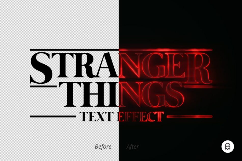 Stranger Things Text Effect - Graphic Ghost